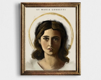 St Maria Goretti Art - Etsy