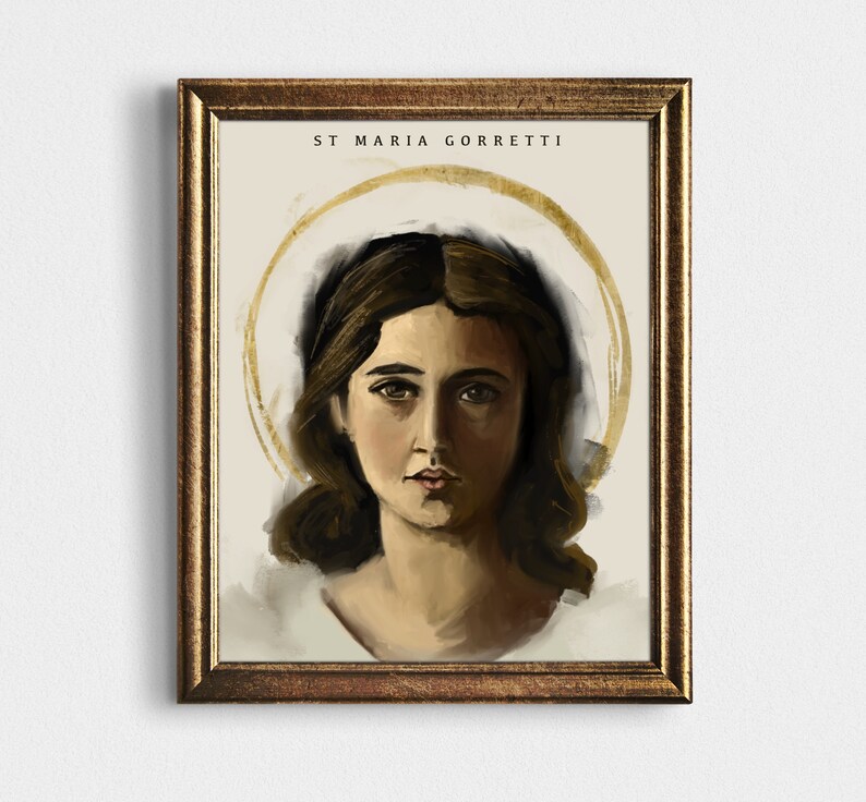 St. Maria Goretti Fine Art Reproduction Catholic Saints - Etsy