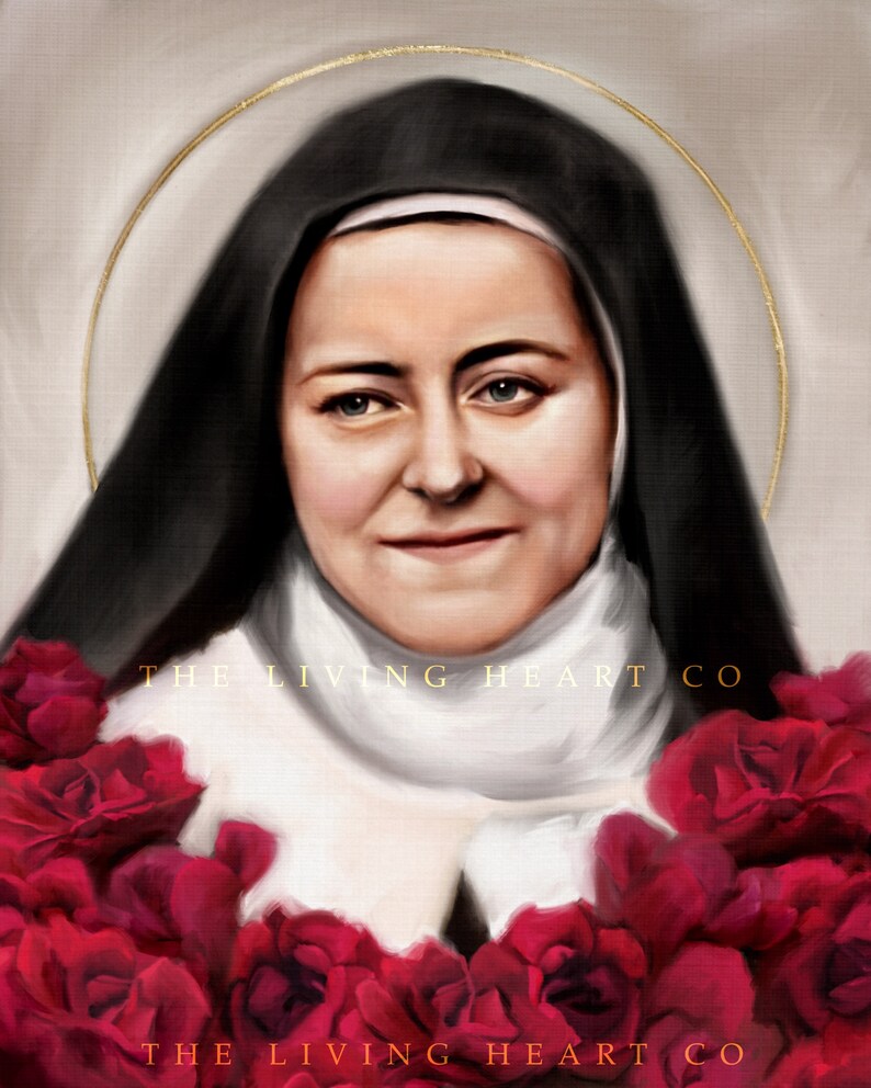 Saint Thérèse Lisieux Catholic Fine Art Print St. Thérèse - Etsy