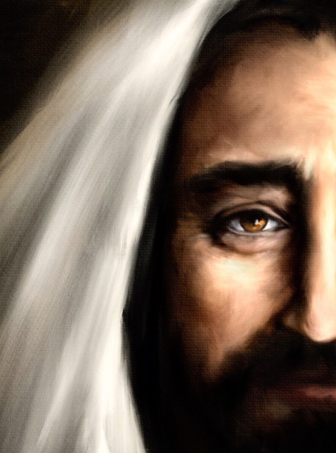 Come to Me: Face of Jesus Fine Art Print - Etsy