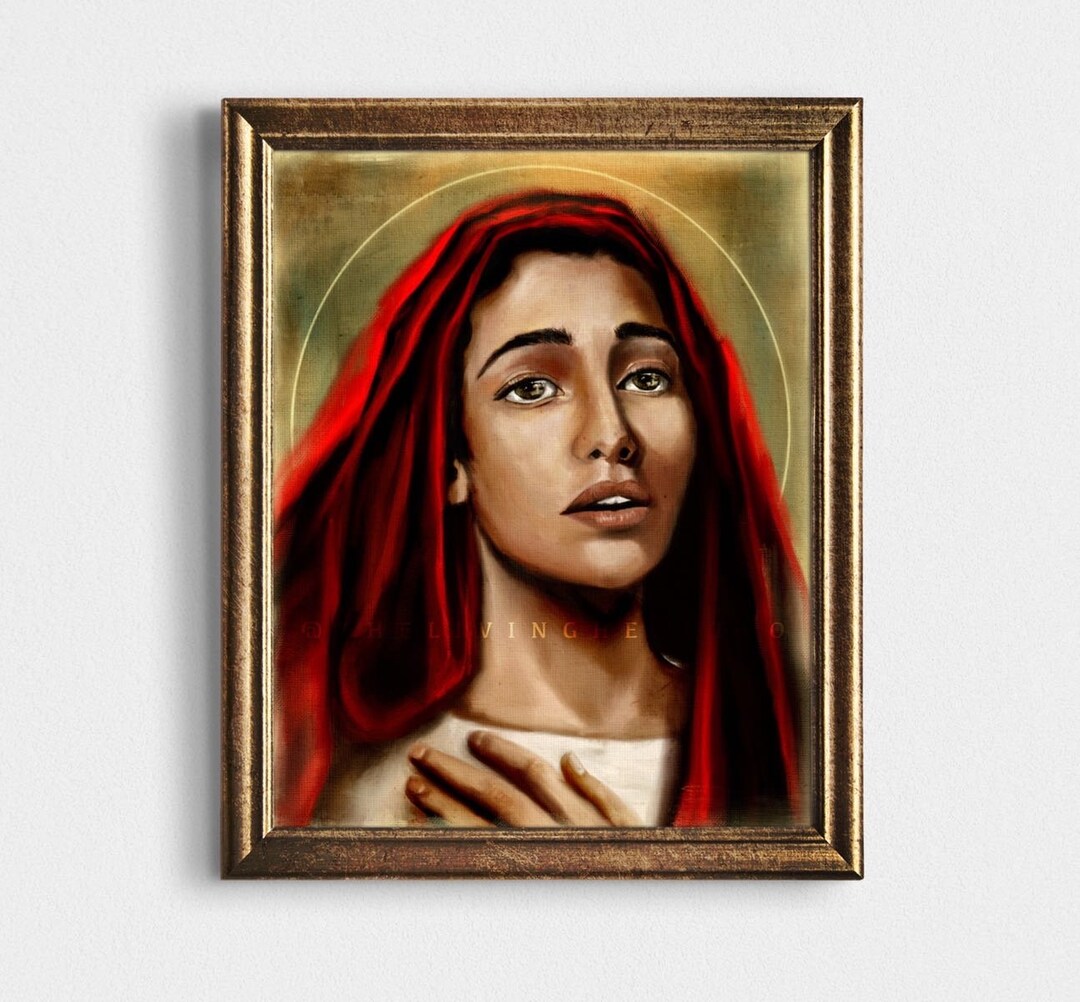 St. Mary Magdalene Sacred Art Print - Etsy