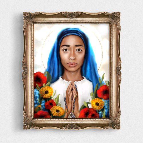 Our Lady of Kibeho and Saints - Etsy