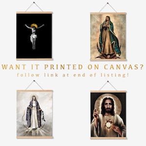 God-bearer Icon | Theotokos Modern Icon Fine Art Print | Catholic Art ...