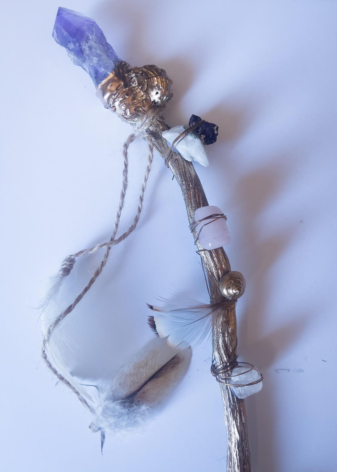 Ritual Magic Wand Shamanic Tool for Balance Ritual Mermaid Wand ...