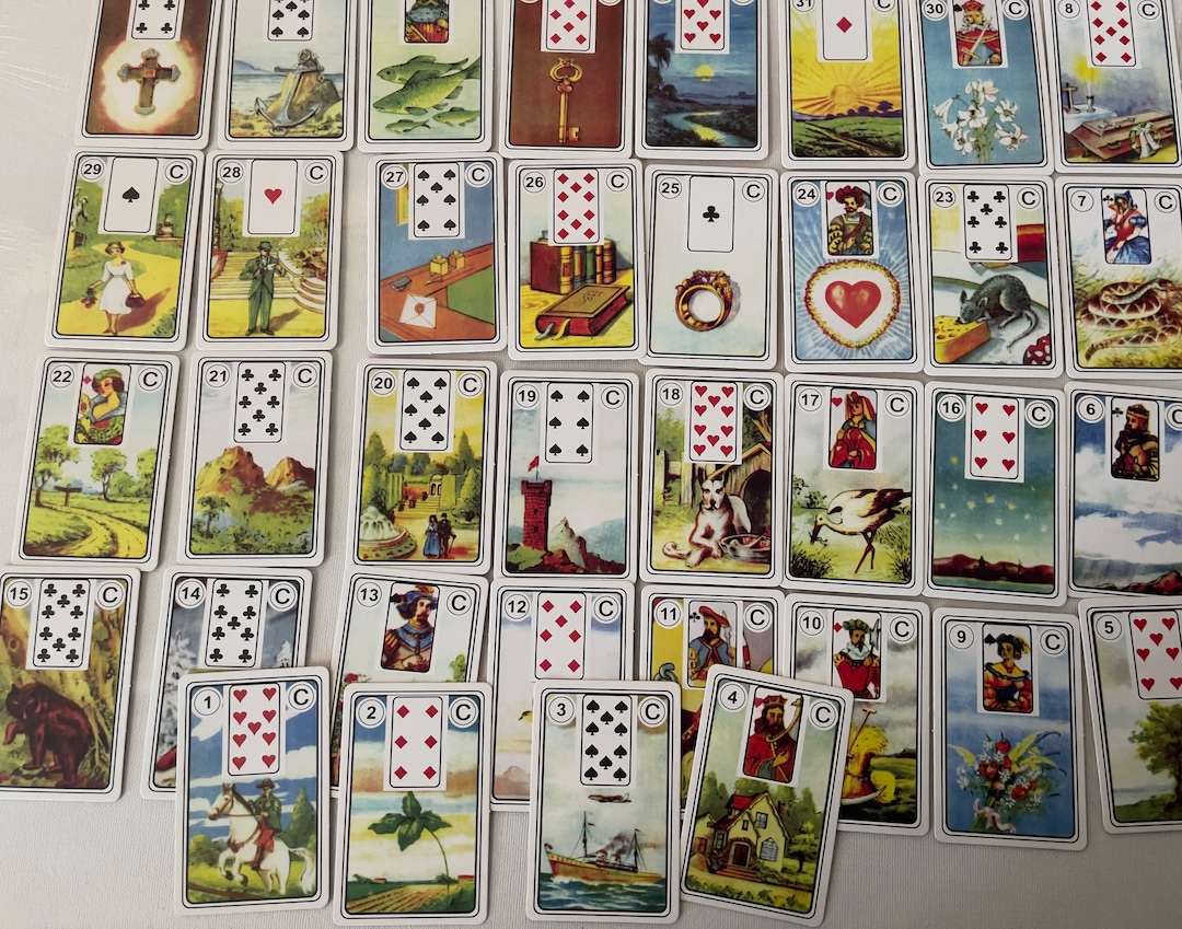 Madame Lenormand Tarot Deck Tarot Deck Gipsy Tarot Deck Gift - Etsy ...