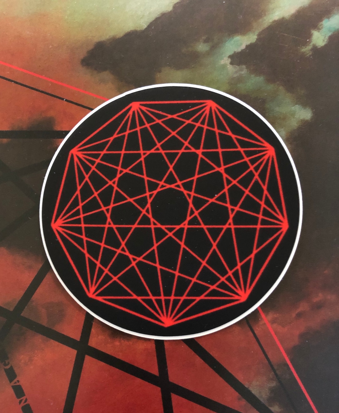 King Gizzard Nonagon Infinity Round 1.5” Sticker - Etsy