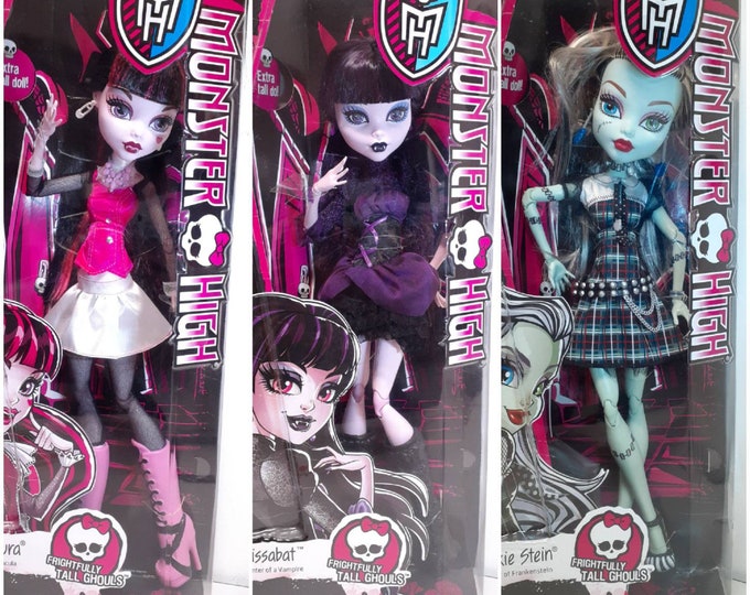 Frightfully Tall Monster High Doll Elissabat Draculaura - Etsy
