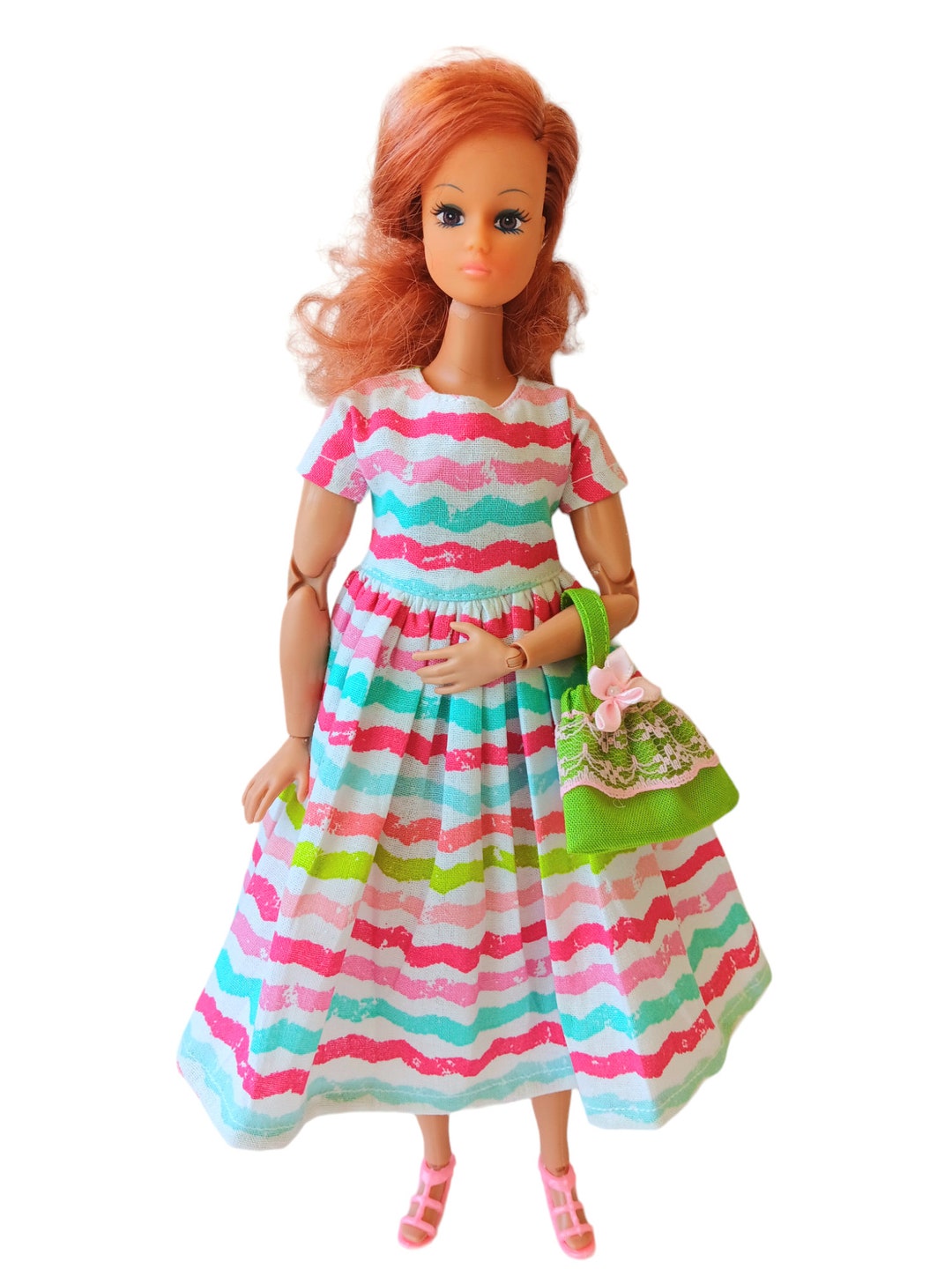 Dress for 30 Cm. Curvy Size Doll 11.5 Inch Dolls 1.6 Scale Doll Clothes ...