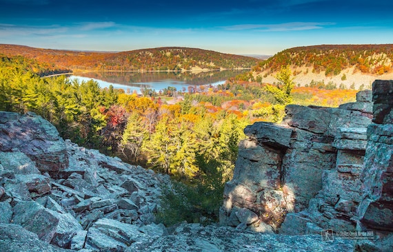 Autumn on the South Bluff Devil's Lake State Park | Etsy