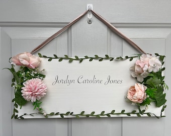Name Hanging Sign - Etsy