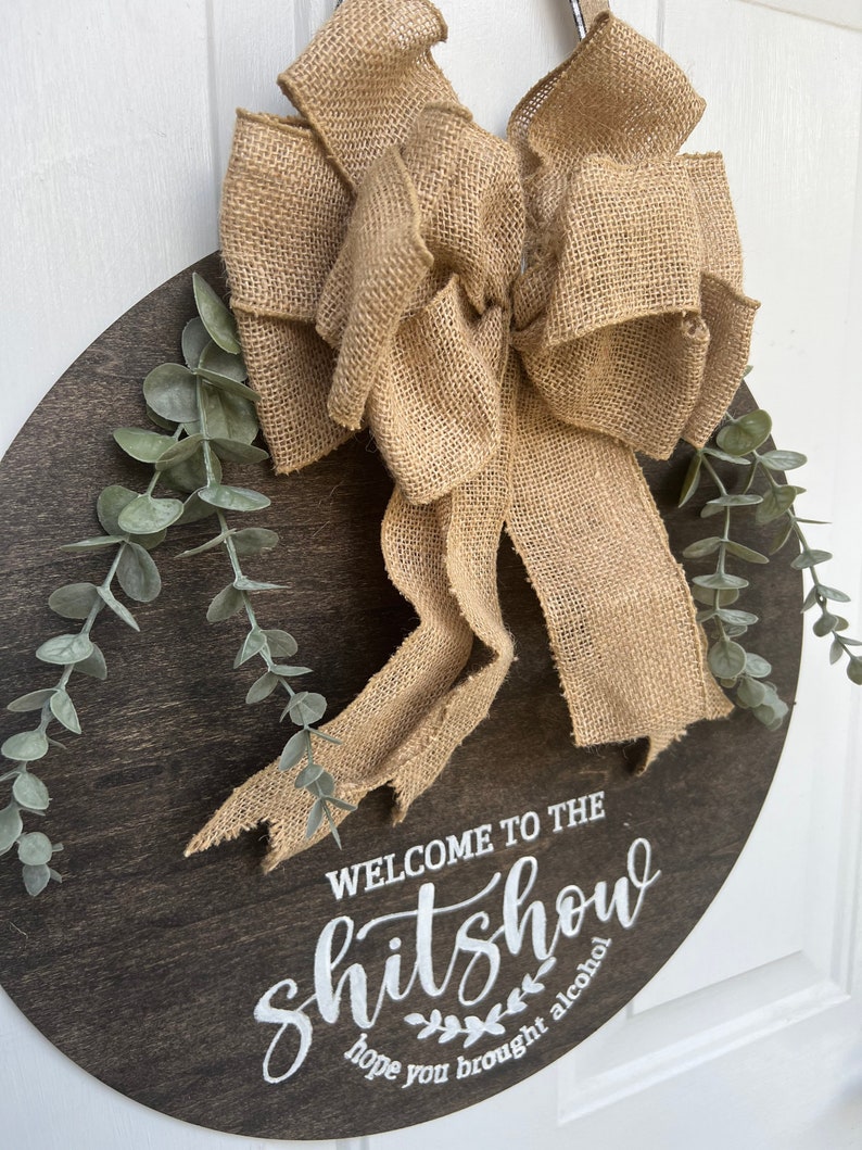 Front Door Hanging Welcome Sign - Etsy