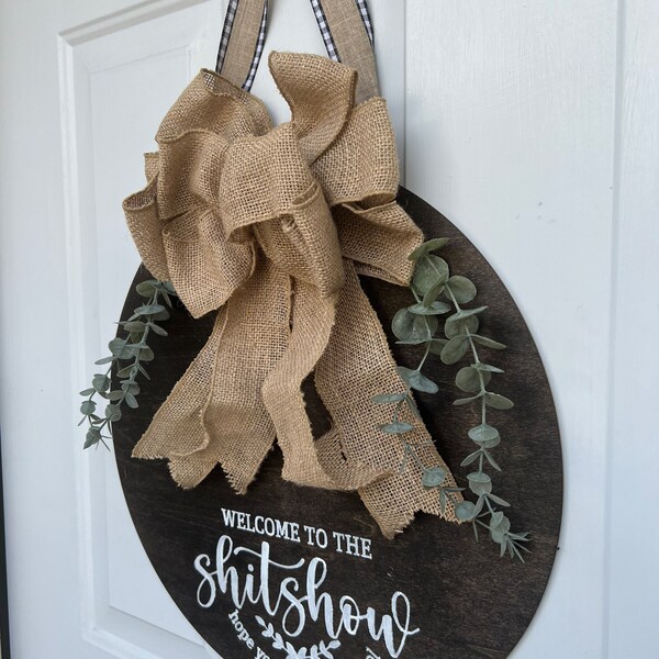 Front Door Hanging Welcome Sign - Etsy