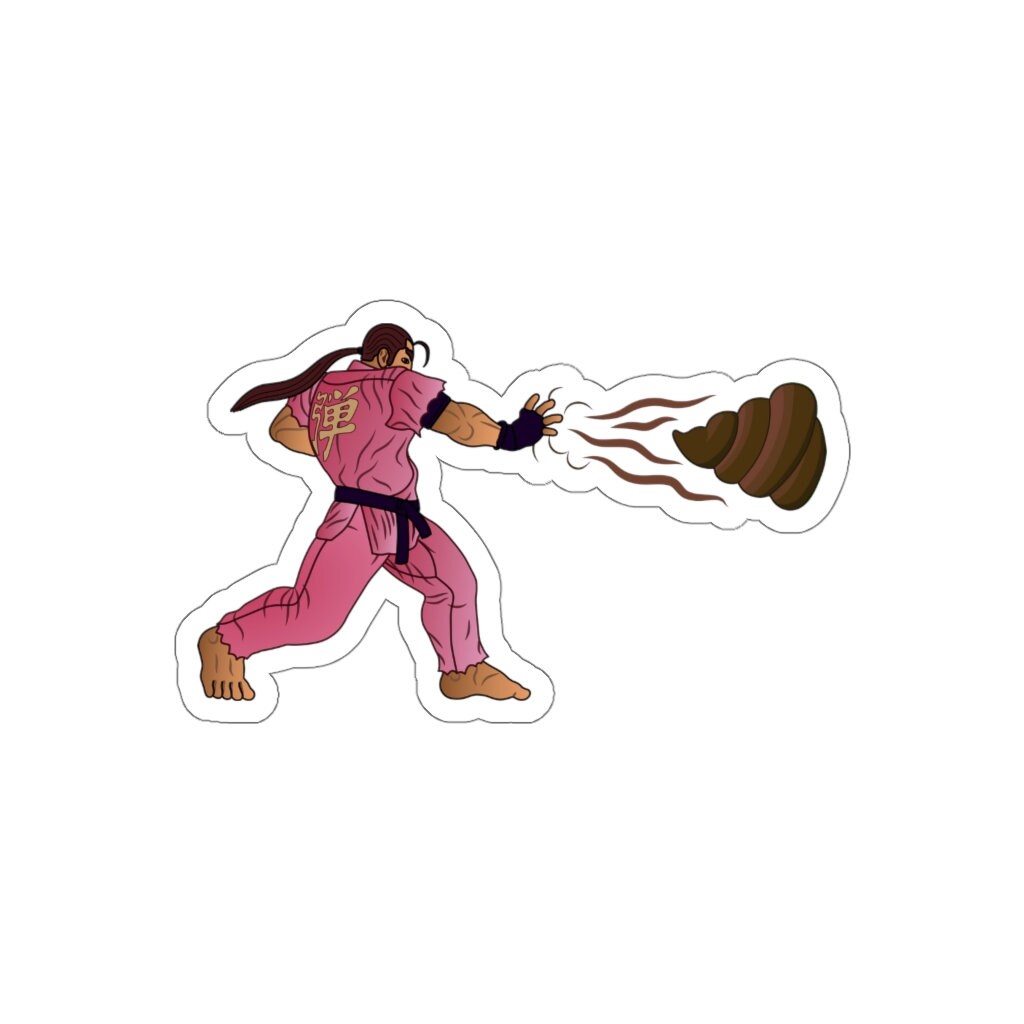 Hot Dookie Dan Hibiki: Super Taunt Power Moves Sticker - Etsy