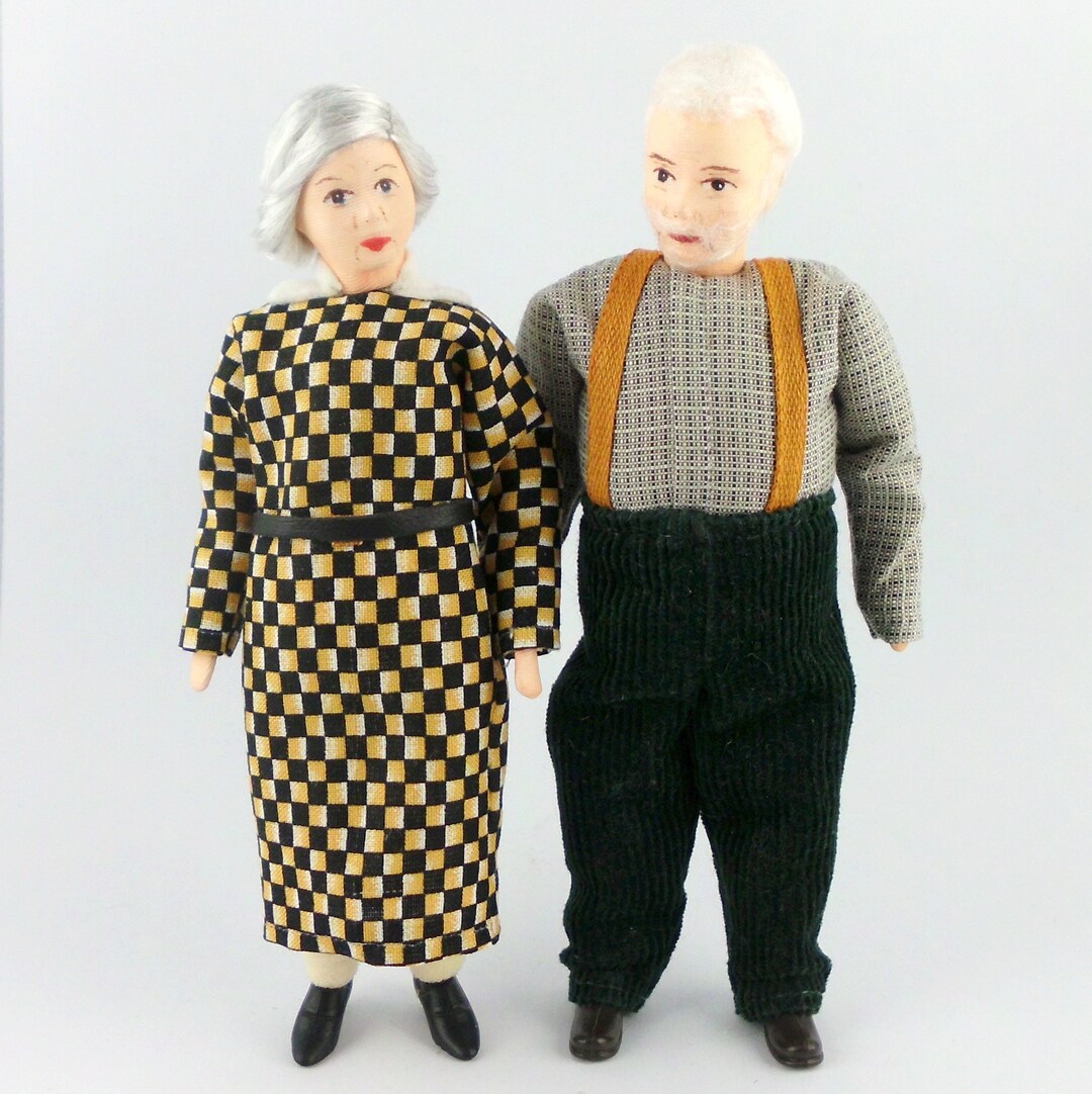 1:12 Erna Meyer Flexible Dolls, Herta Paul, Grandparents 14.5/15 Cm - Etsy