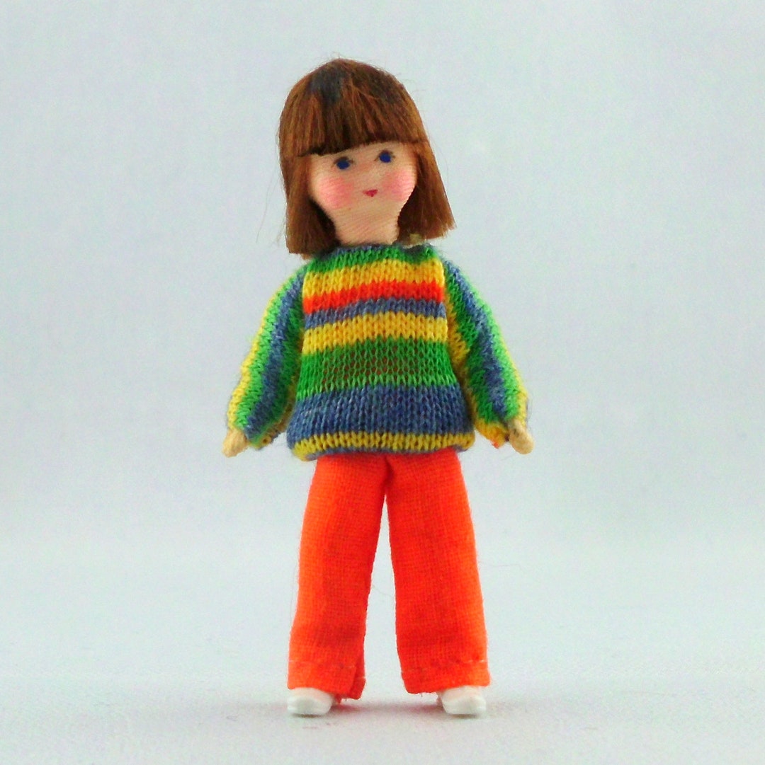 Flexible Doll fini, Little Girl 6,5cm, Scale 1:24 - Etsy
