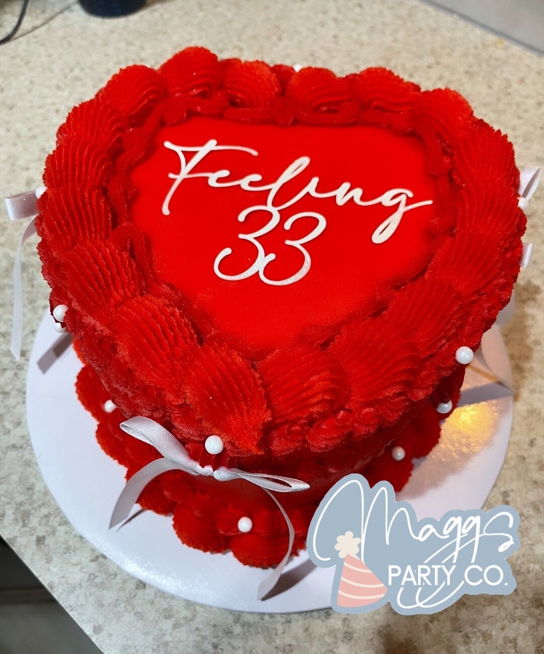 Flat Lay Cake Topper for Vintage Heart Cake, Heart Cake Topper - Etsy