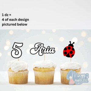 Ladybug Cake Topper, Ladybug Paris Cake Topper, Ladybug Party Supplies ...