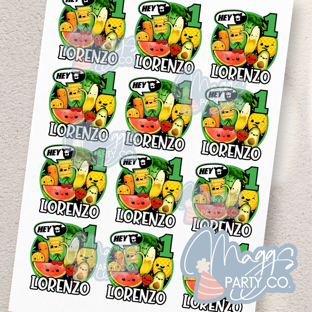 Hey Bear Sensory Birthday Stickers, Party Favor, Goodie Bag Box ...