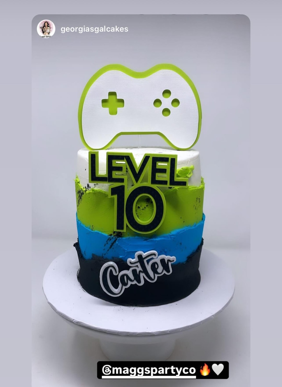 Gaming Cake Topper Set, Cardstock Cake Topper, Level 10 Cake Topper ...