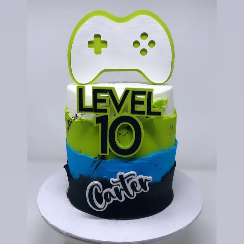 Gaming Cake Topper - Etsy