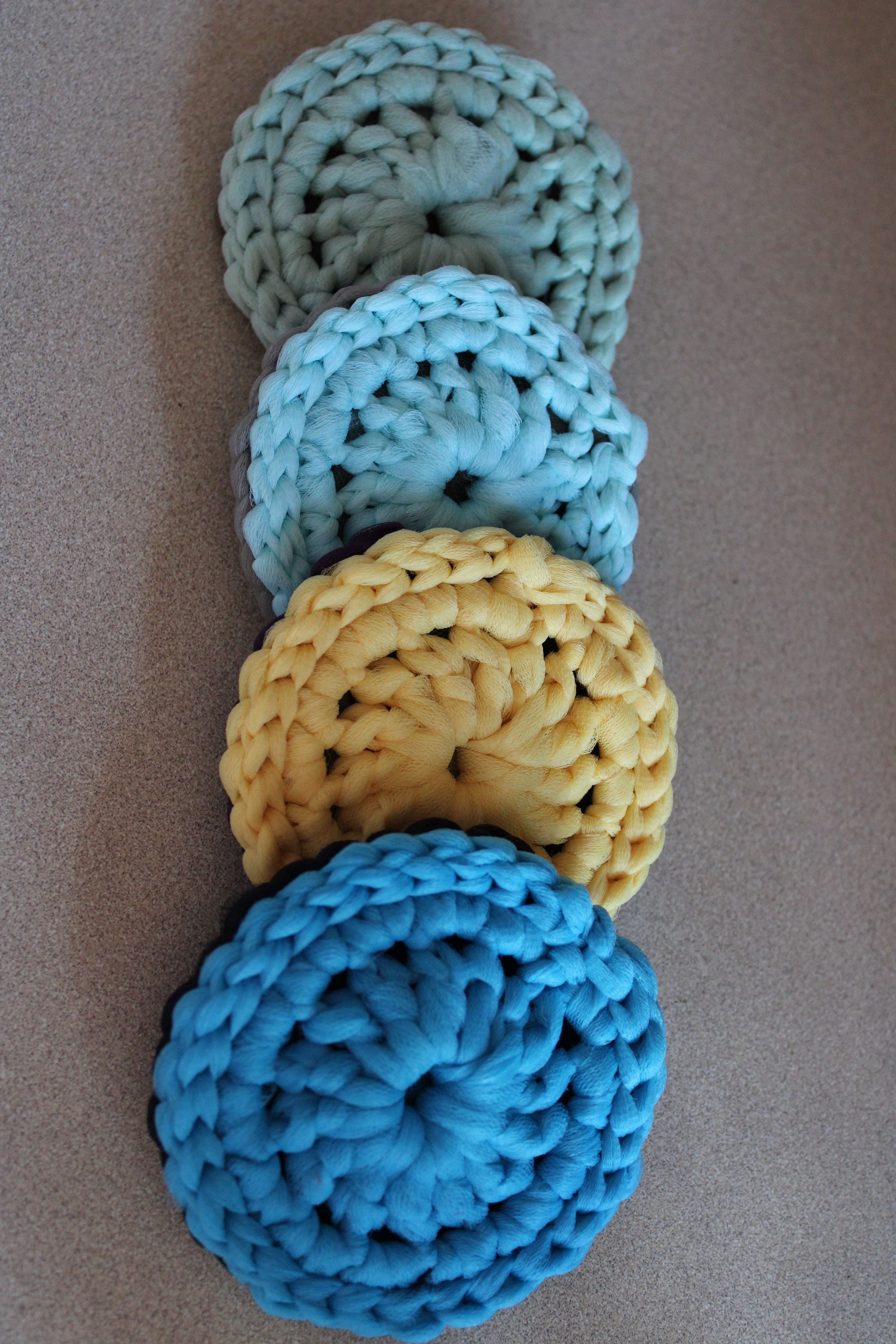 Home Made/diy Dish Scrubbies/tulle Dish Scrub - Etsy UK