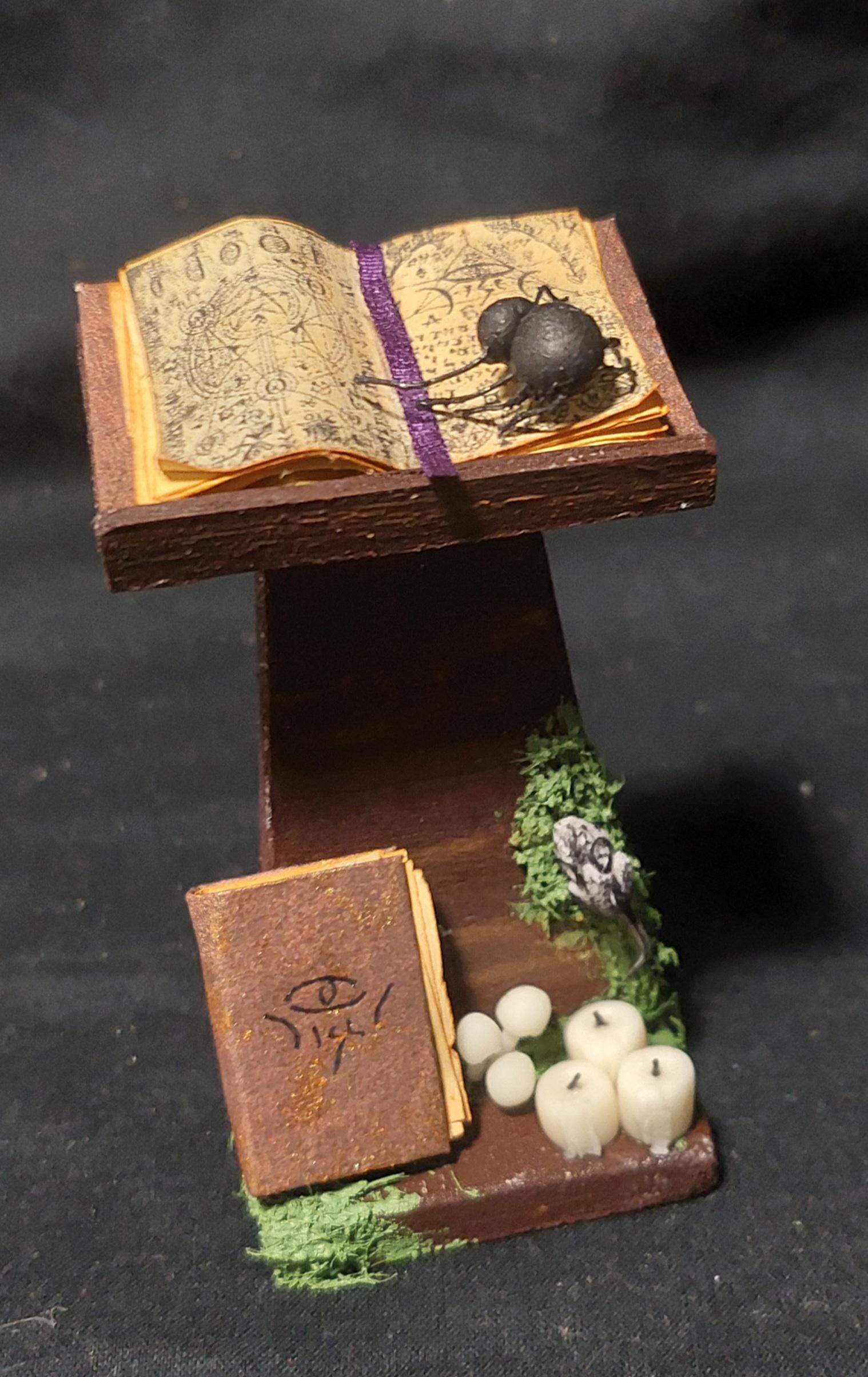 Miniature Halloween Pulpit Scale 1/12, OOAK Miniature, Gift for ...