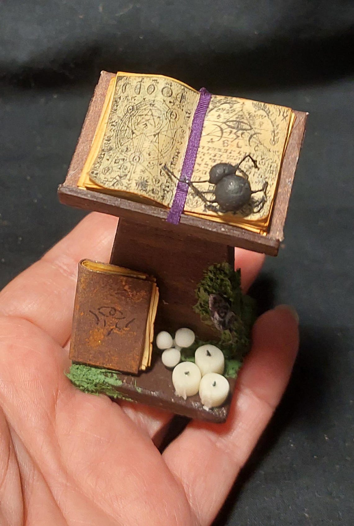 Miniature Halloween Pulpit Scale 1/12, OOAK Miniature, Gift for ...