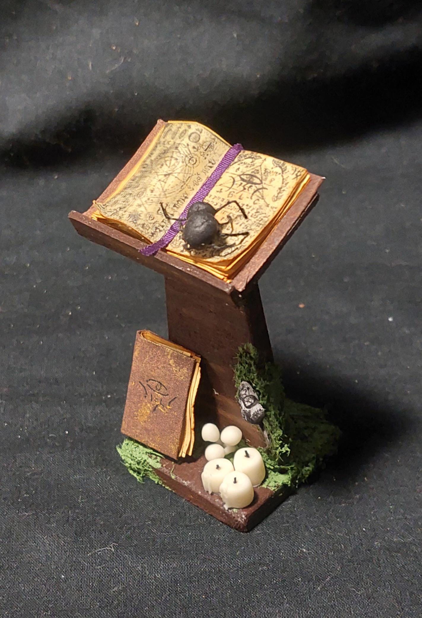Miniature Halloween Pulpit Scale 1/12, OOAK Miniature, Gift for ...