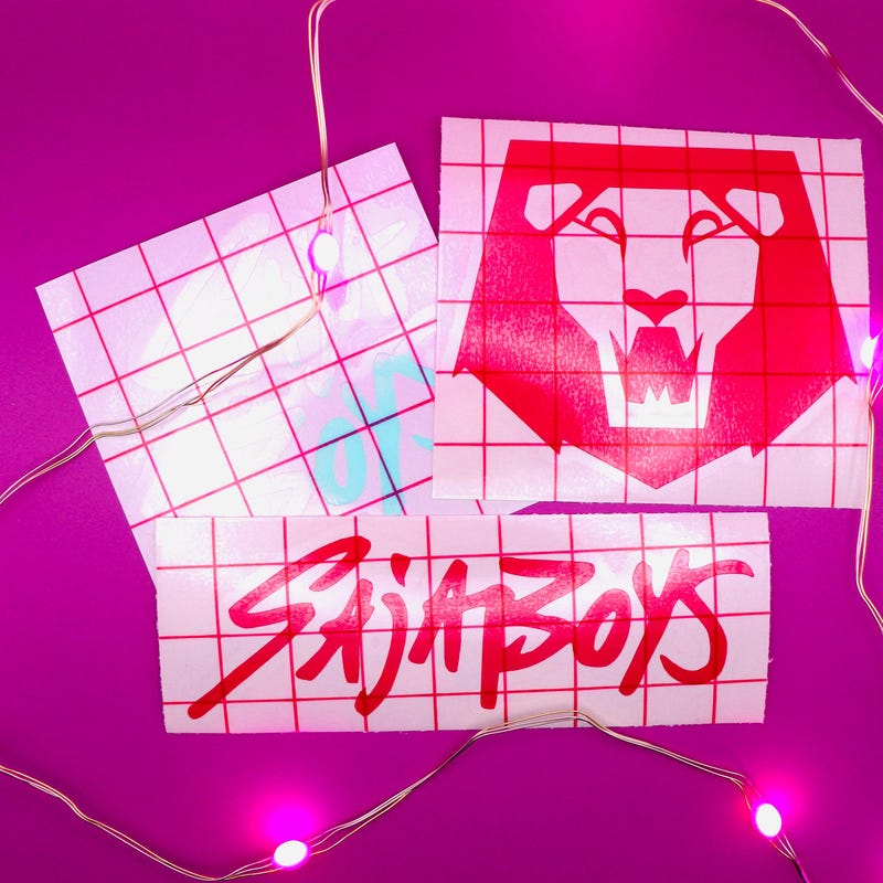 Saja Boys Logo Lion - Etsy