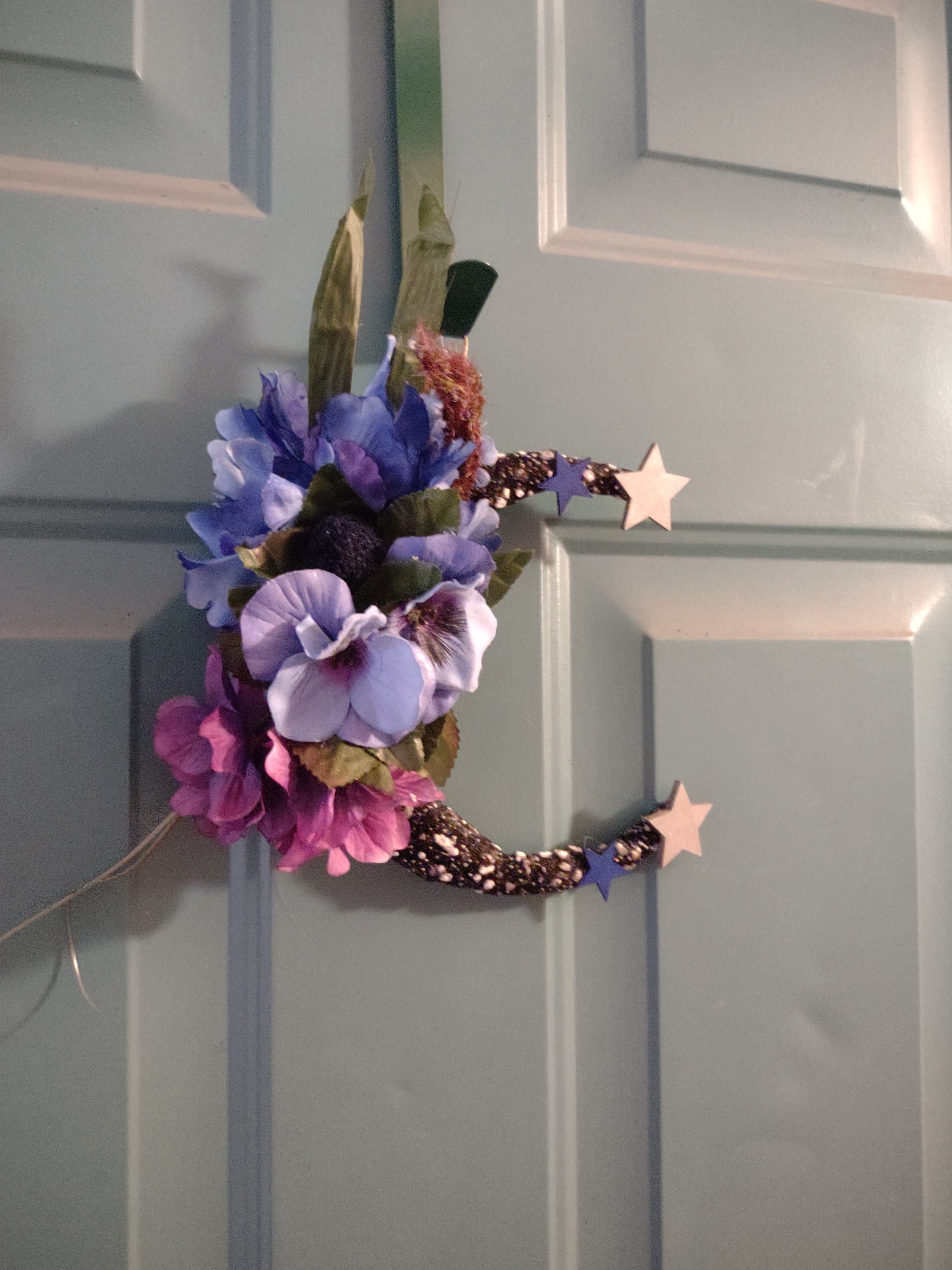 6 Mini Crescent Moon Witches Gothic Door Wreath - Etsy