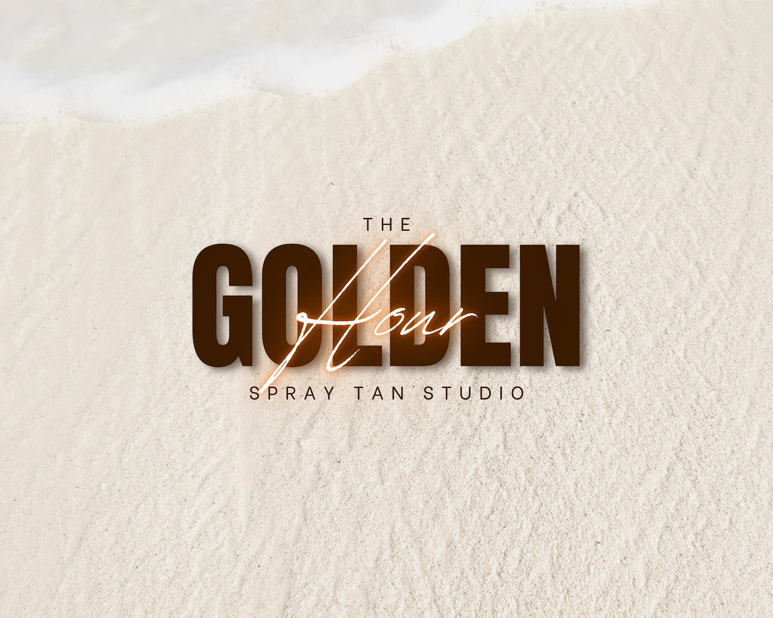 DIY Gold Spray Tan Business Logo - Editable Spray Tanning Salon Logo - Etsy