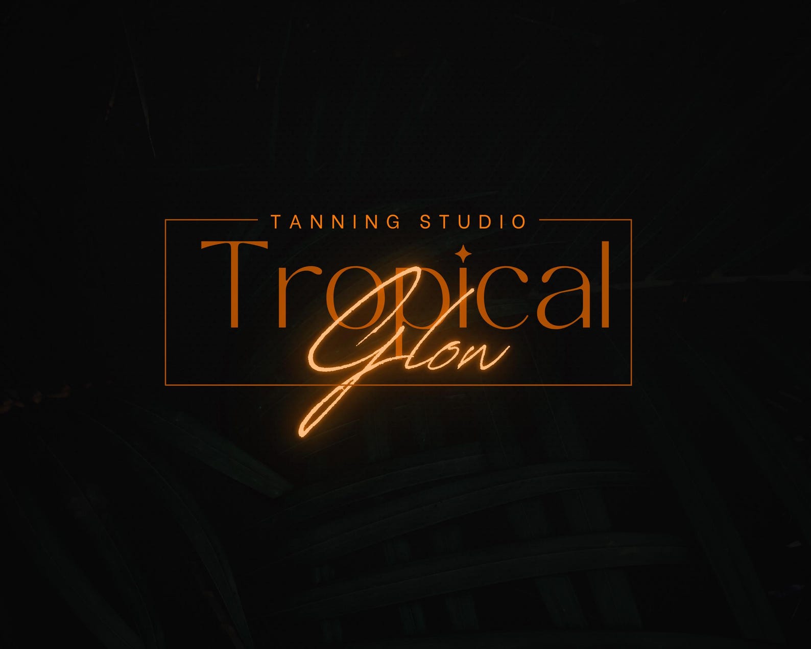 DIY Bronze Neon Tanning Logo - Editable Tanning Studio Logo - Etsy