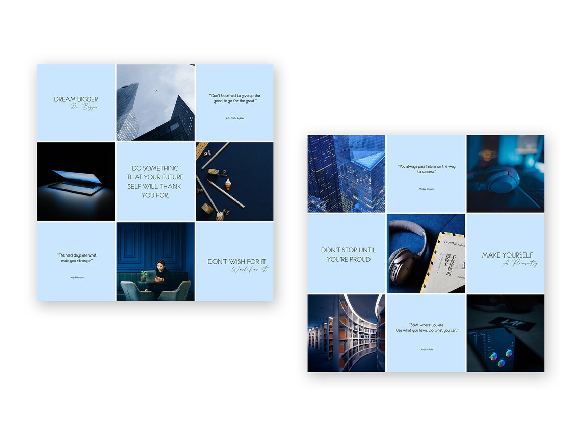 Motivational Quotes Blue Instagram Posts Instagram Quotes Instagram ...