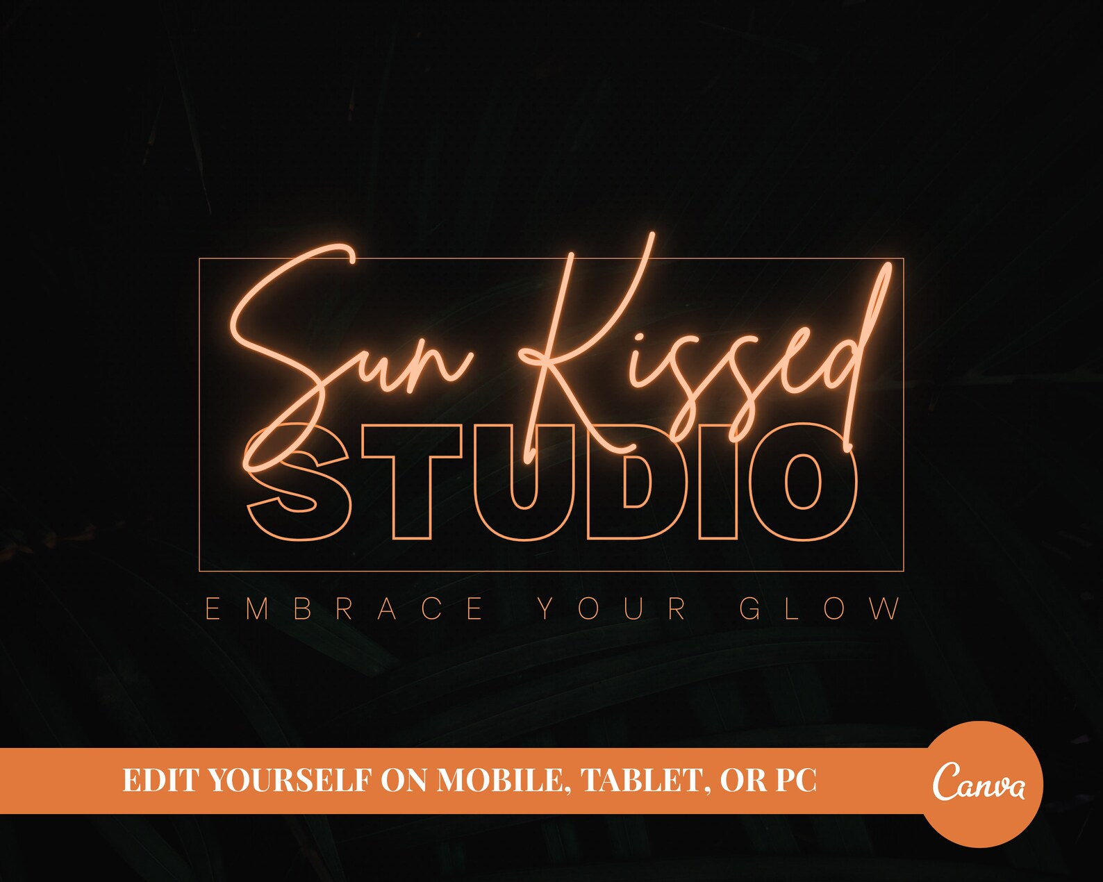 DIY Spray Tan Business Logo Template - Gold Spray Tan Logo - Etsy