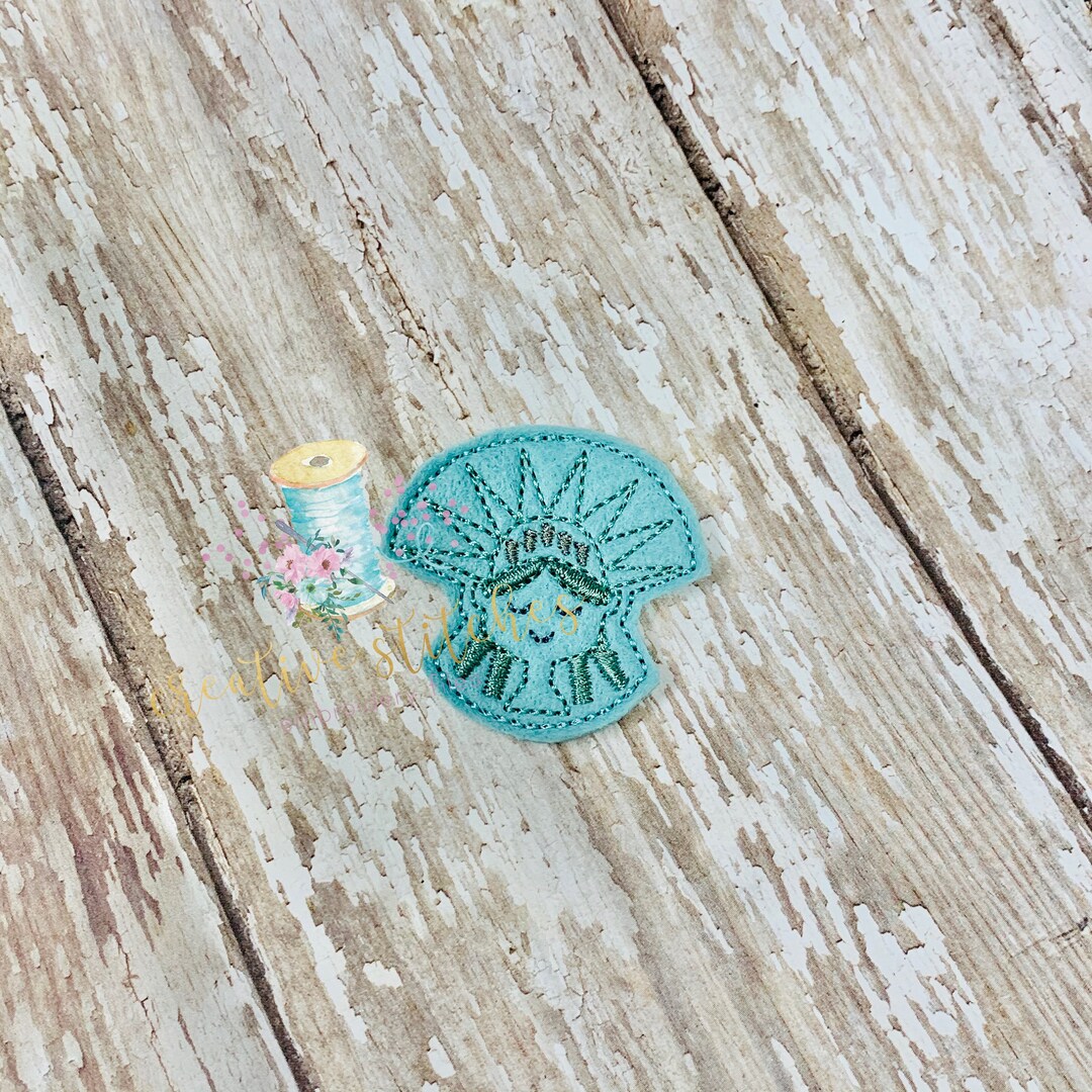 Lady Liberty Patch DIGITAL Embroidery Design File - Etsy