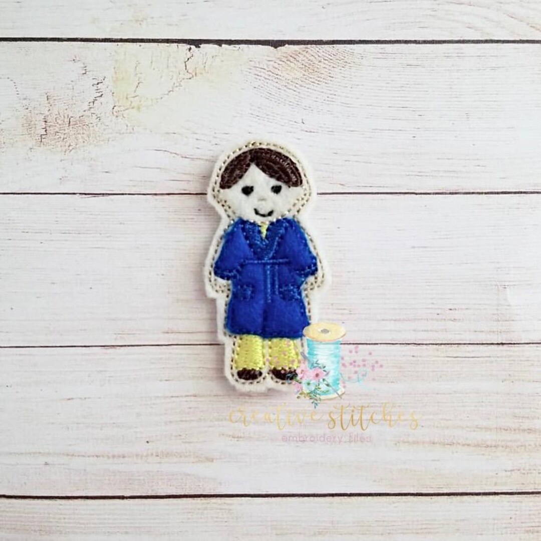 Ticket Boy 1 FB Feltie Digital Embroidery Feltie Design File | Train ...