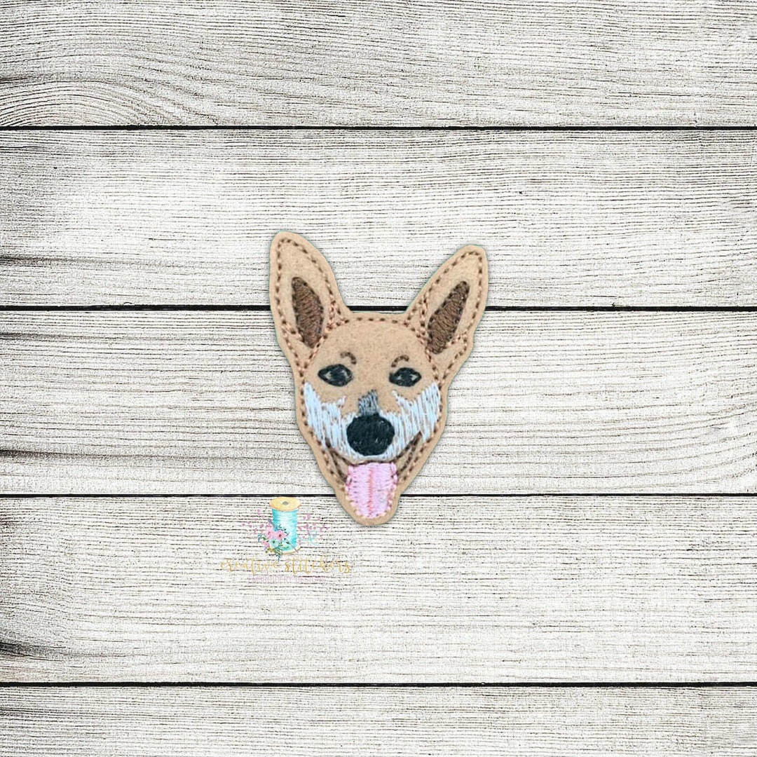 Dog Dingo Digital Embroidery Feltie Design File Patch - Etsy
