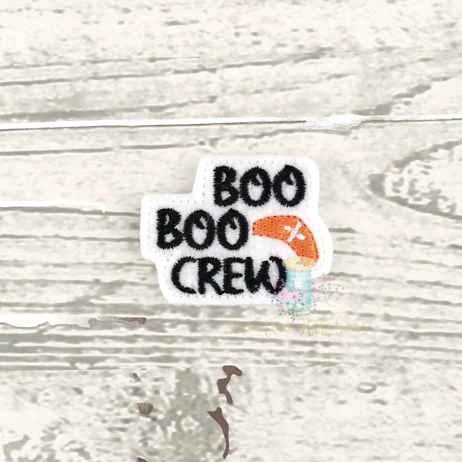 Boo Boo Crew Feltie Patch Digital Embroidery Design File Patch - Etsy