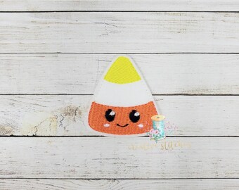 Candy Corn Embroidery Design - Etsy