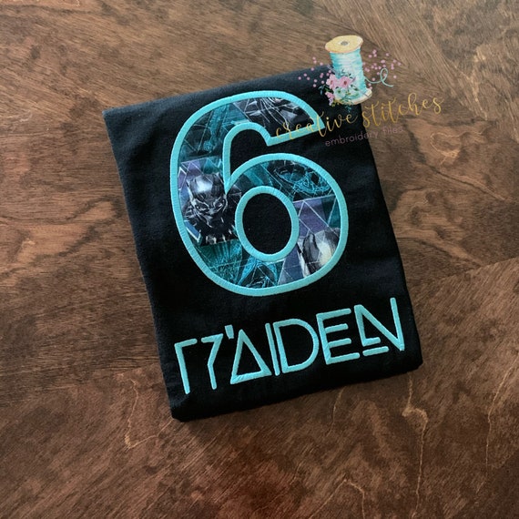 Number 6 Applique Patch DIGITAL Embroidery Design File | Etsy