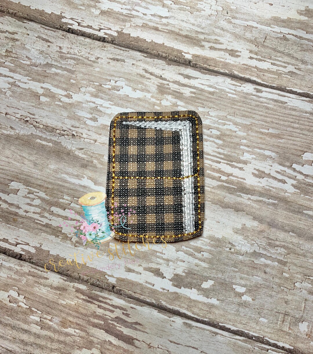 Planner / Travelers Notebook Patch Digital Embroidery Design File Patch ...