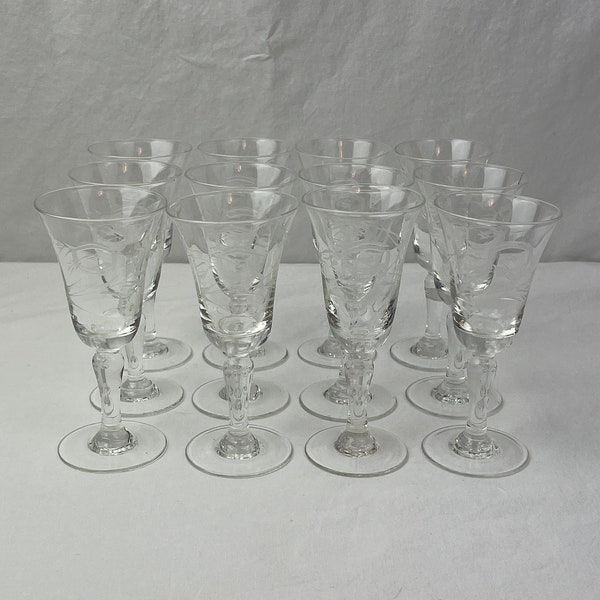 Vintage Schnapps Glasses - Etsy