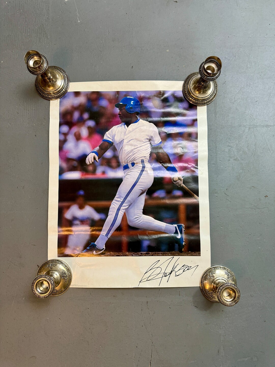 1991 Bo Jackson Pepsi Promo Poster / Kansas City Royals / Facsimile ...