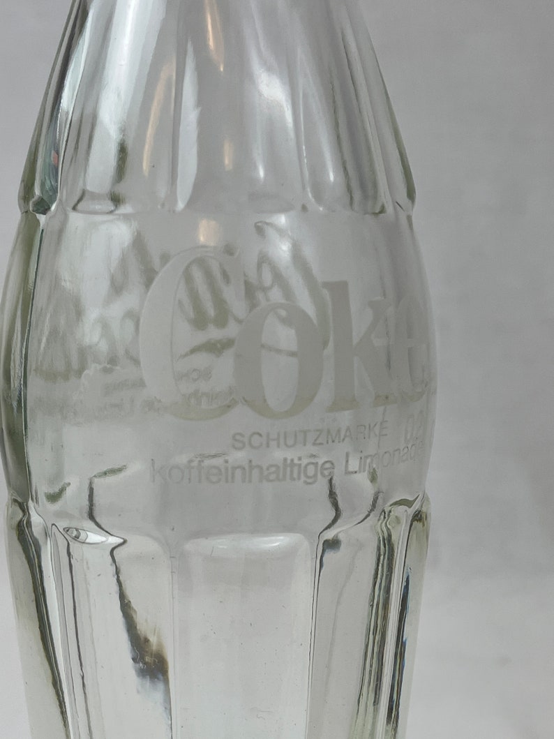 Vintage German Coca-cola Glass Bottle / Hobbleskirt - Etsy