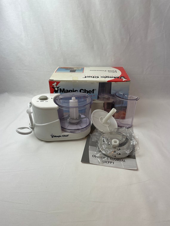 Vintage Magic Chef Mini Food Processor / All Parts Included - Etsy