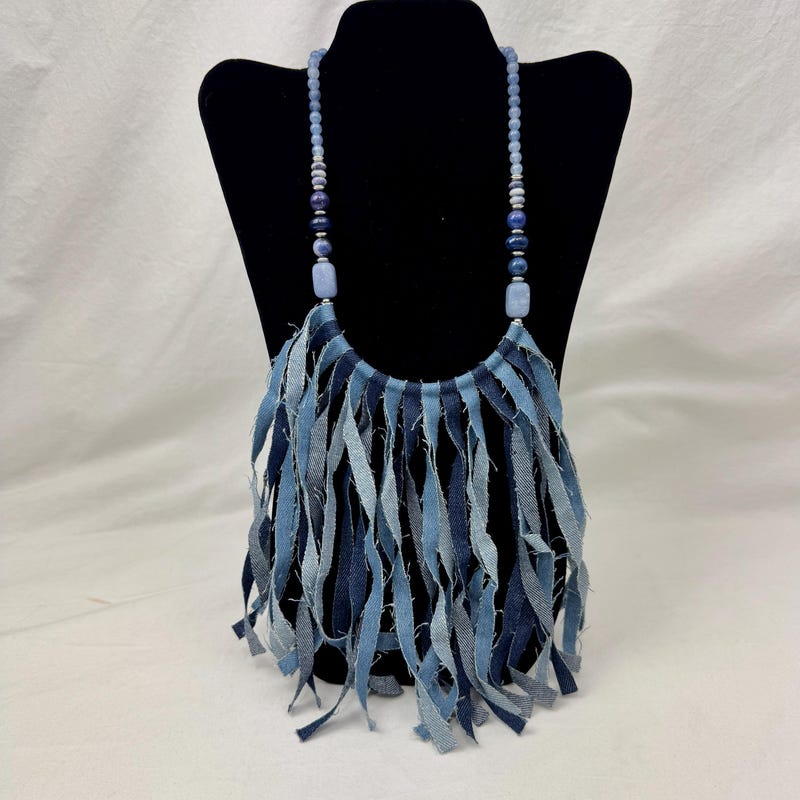 Jeans Necklace - Etsy