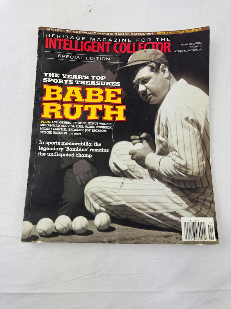 Babe Ruth Special Edition: Heritage Magazine Winter 2012-2013 - Etsy