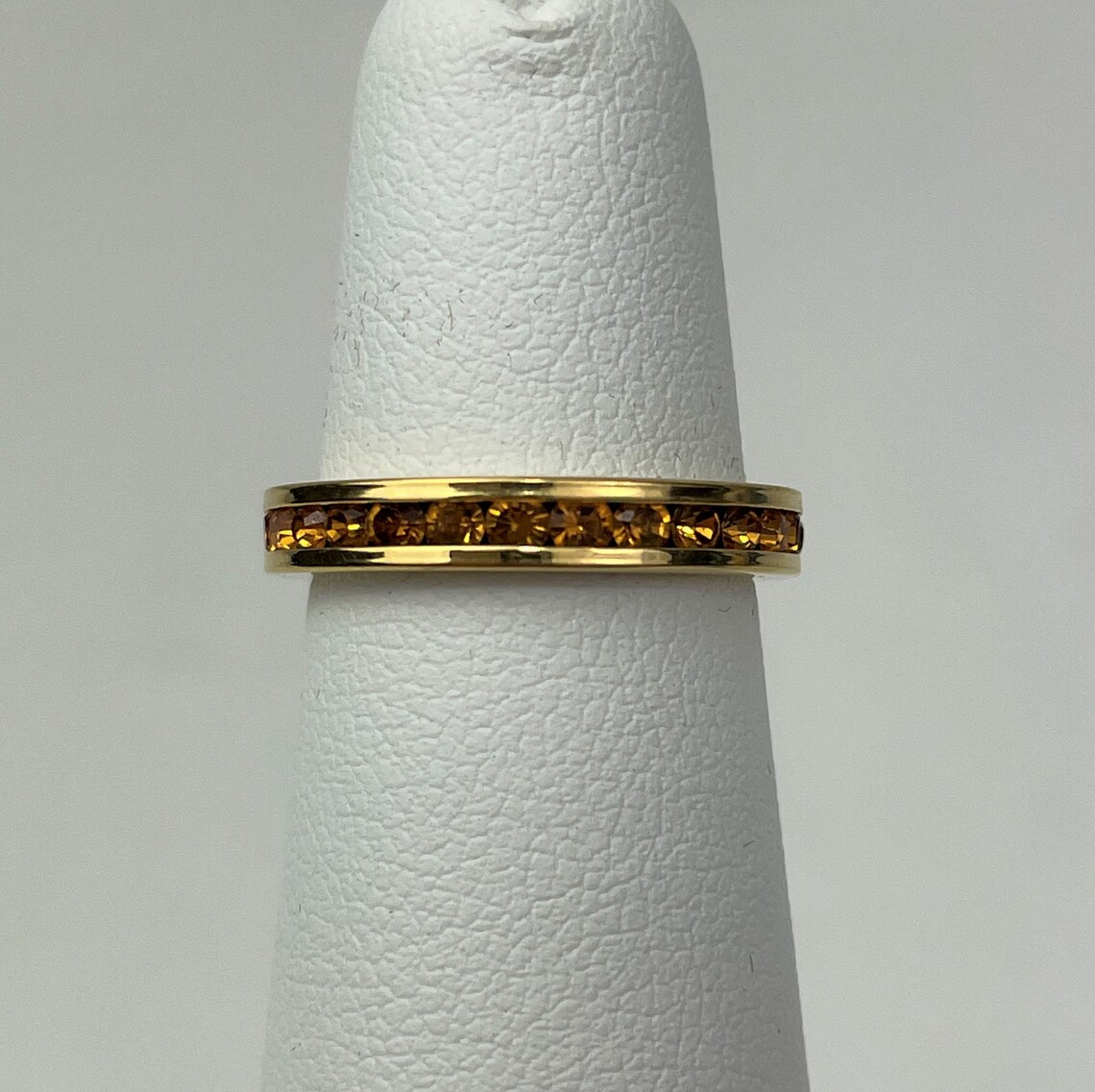 Judith Ripka Set of Three 3 Stackable Rings / Gold Band / - Etsy