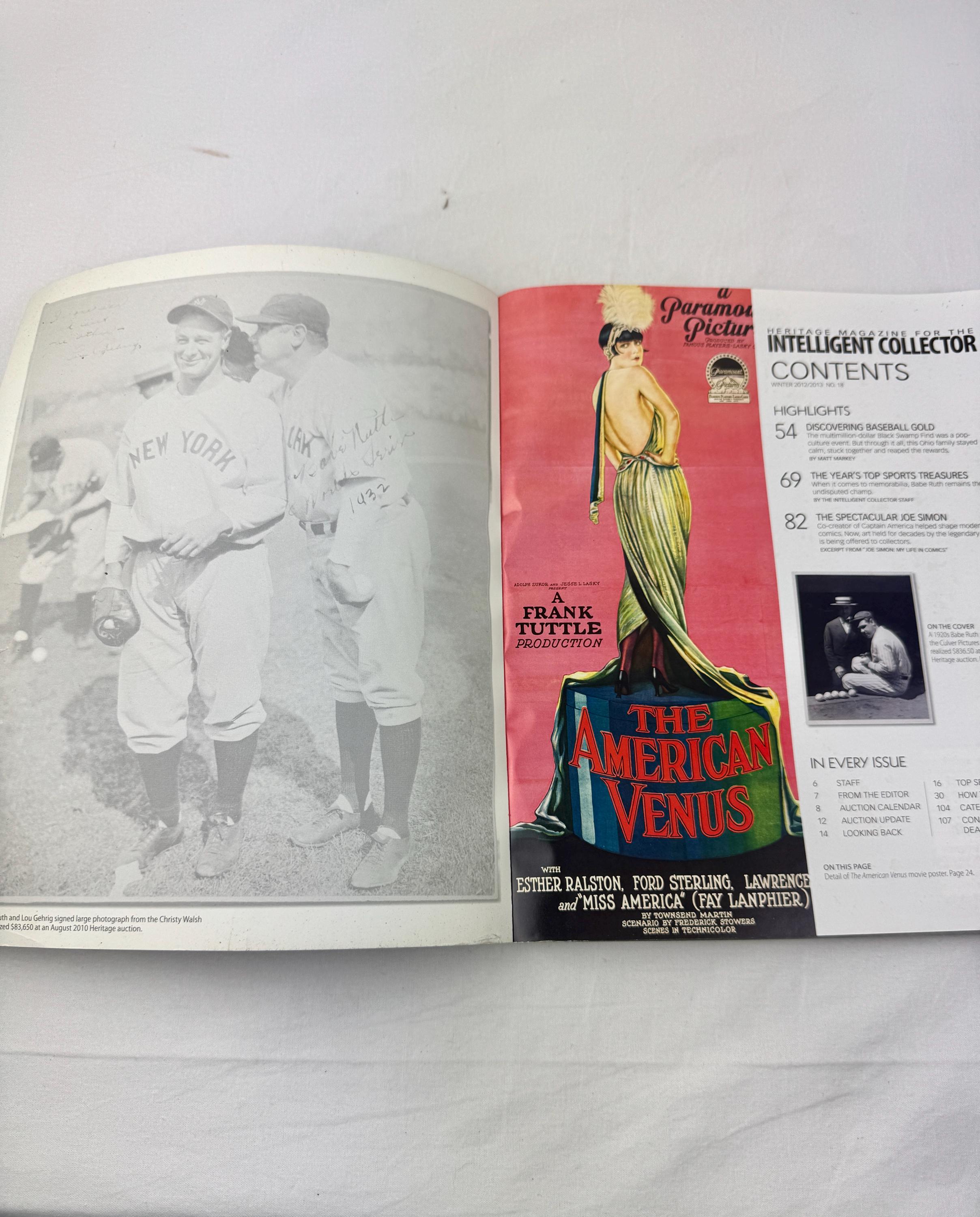 Babe Ruth Special Edition: Heritage Magazine Winter 2012-2013 - Etsy