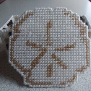 Seashell Coasters in Plastic Canvas - Etsy